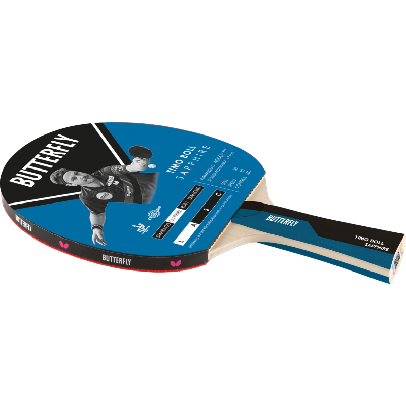 Ρακέτα Ping Pong Timo Boll Sapphire 97164 Butterfly | Kinissis.eu