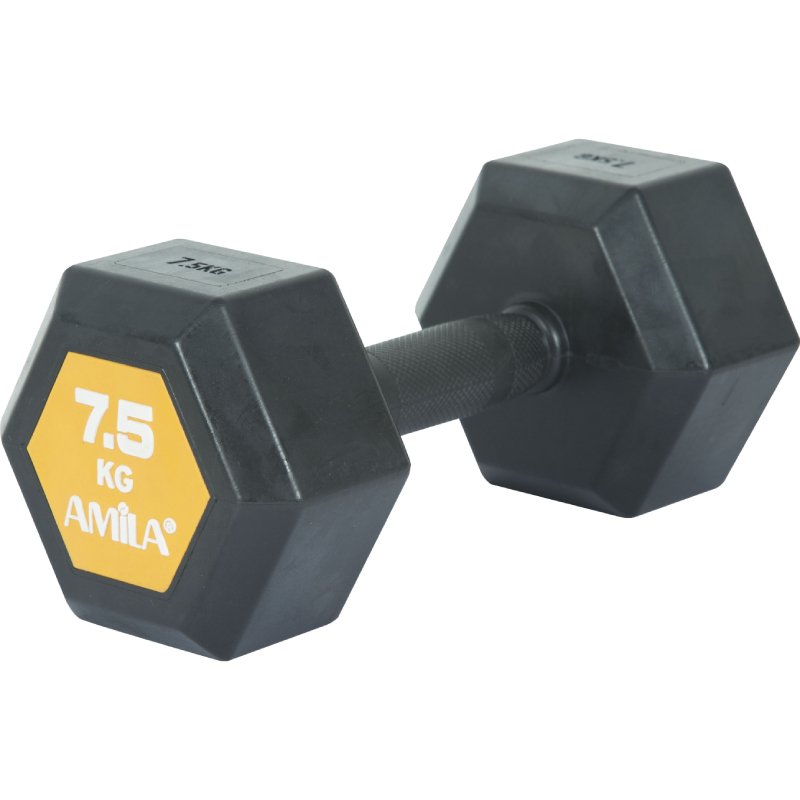 Αλτήρας Εξάγωνος Original Rubber H 7,5kg 90588 AMILA | Kinissis.eu